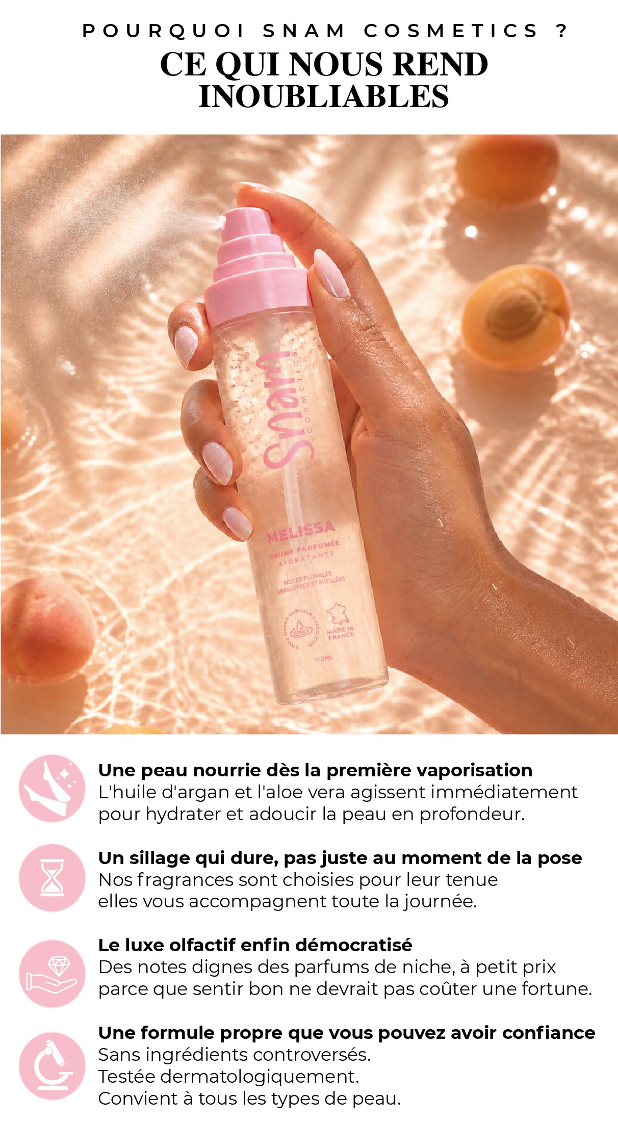Snam Cosmetics — Brumes Parfumées de Niche - Made in France